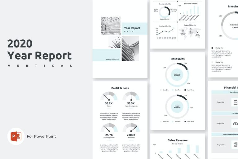 20+ Best Annual Report PowerPoint Templates (Free + Pro PPTs 2023 ...