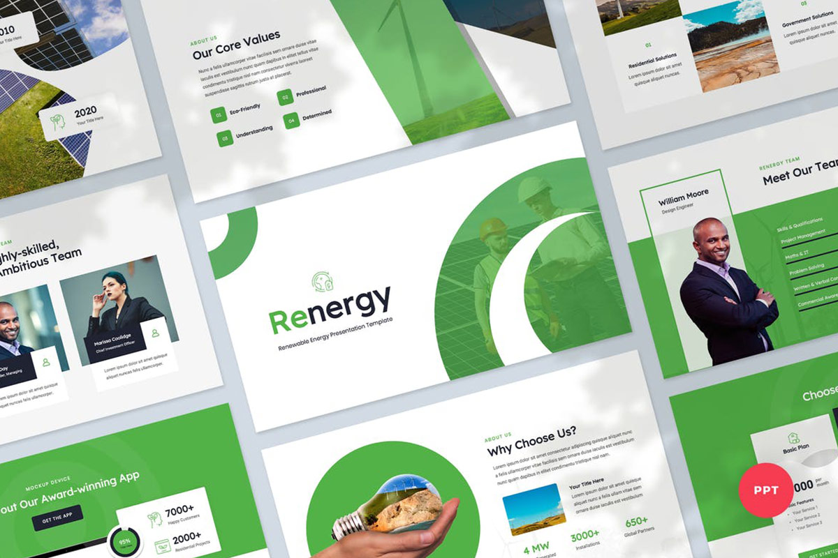 20+ Best Ecological PowerPoint Templates (With Awesome Designs) - Grafiktor