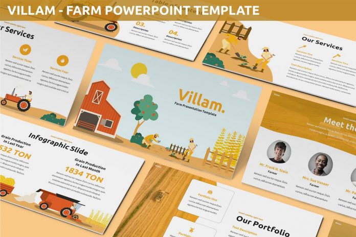 15+ Best Farm & Agriculture PowerPoint Presentation Templates - Grafiktor