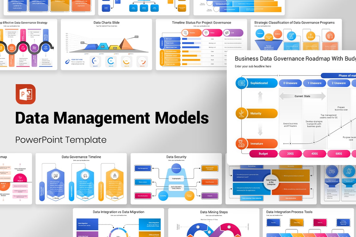 Ultimate Data Management Models: 8+ PowerPoint Templates