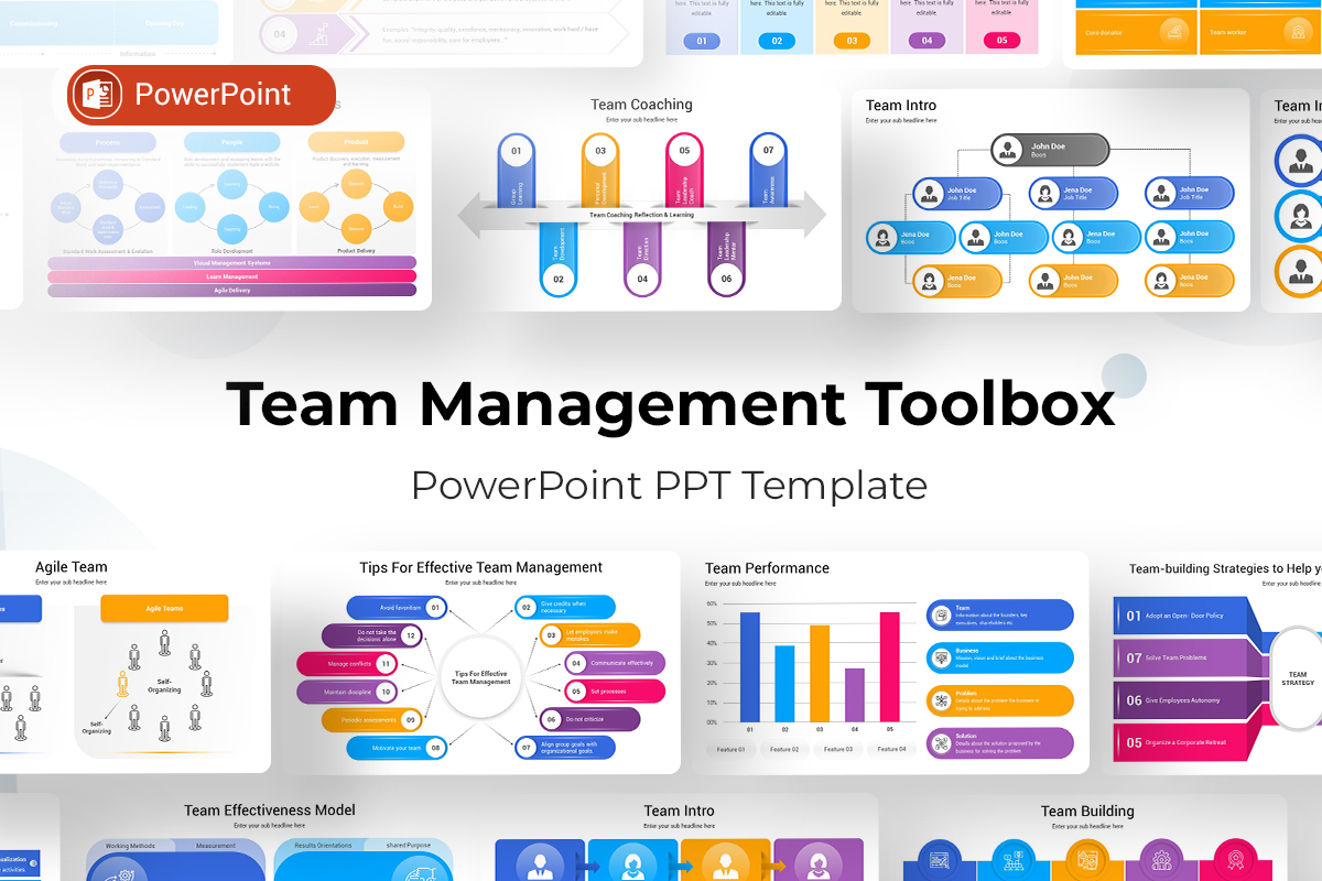 Team Management PowerPoint Toolbox for High-Performing Teams